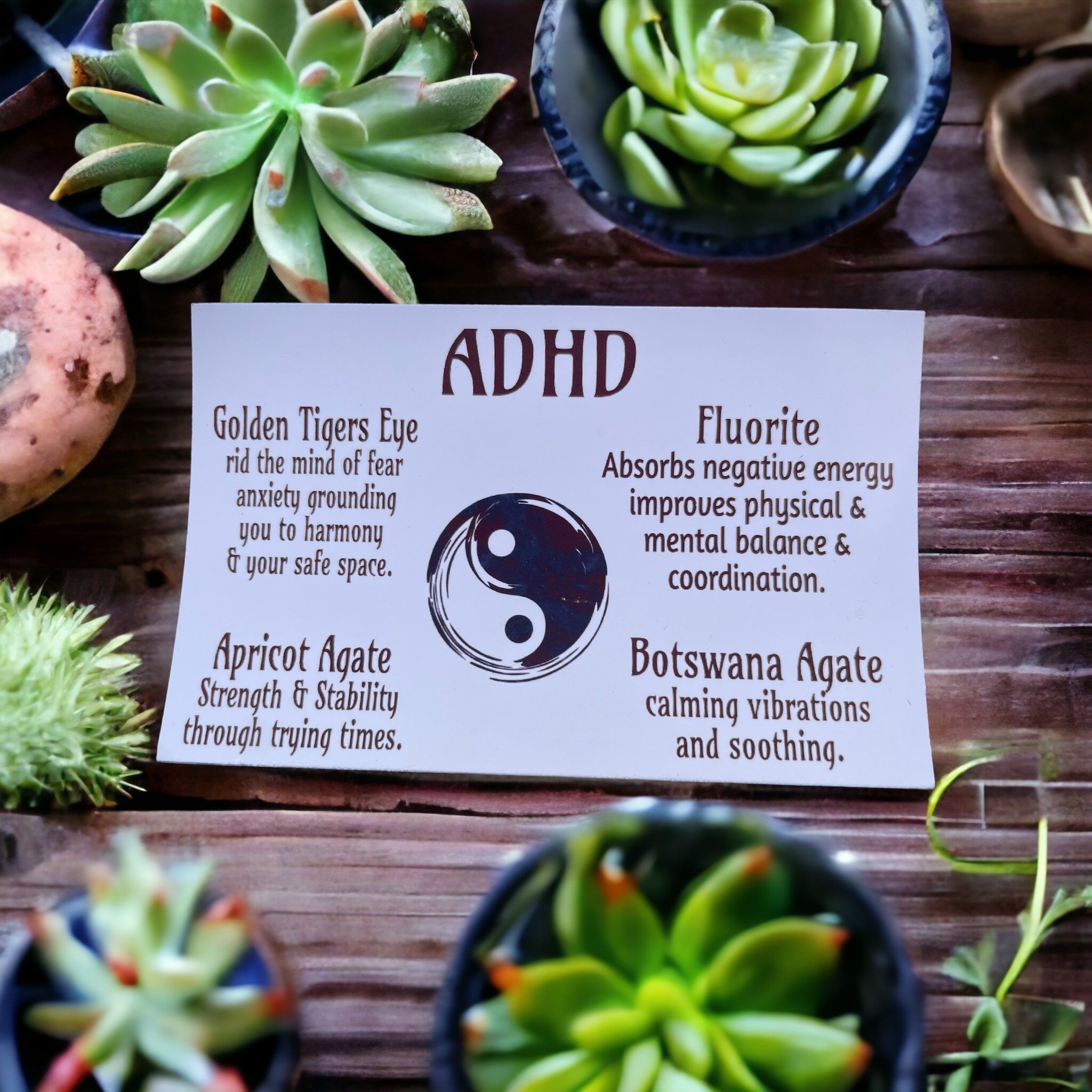 ADHD healing pack - Crystals and Gifts